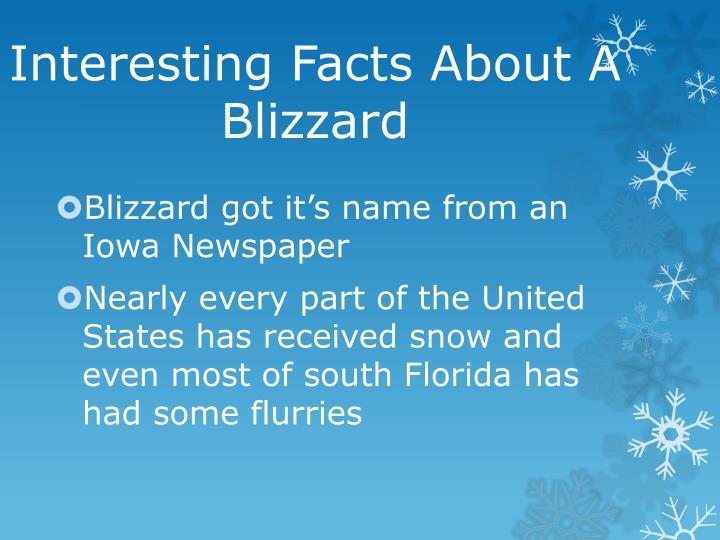 PPT - Blizzards PowerPoint Presentation - ID:2823177