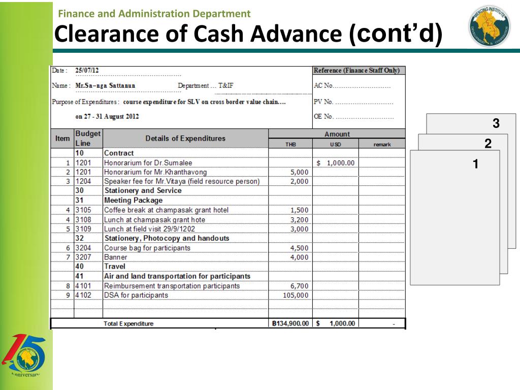 PPT - Some Relevant HR matters; Cash advance, clearance, payment and ...