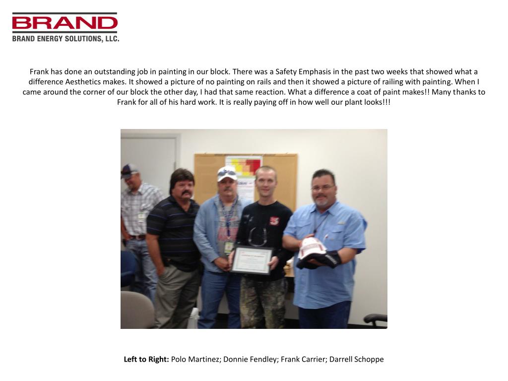 PPT - Left to Right: Polo Martinez; Willie Rivas; Jason Baca; Darrell ...