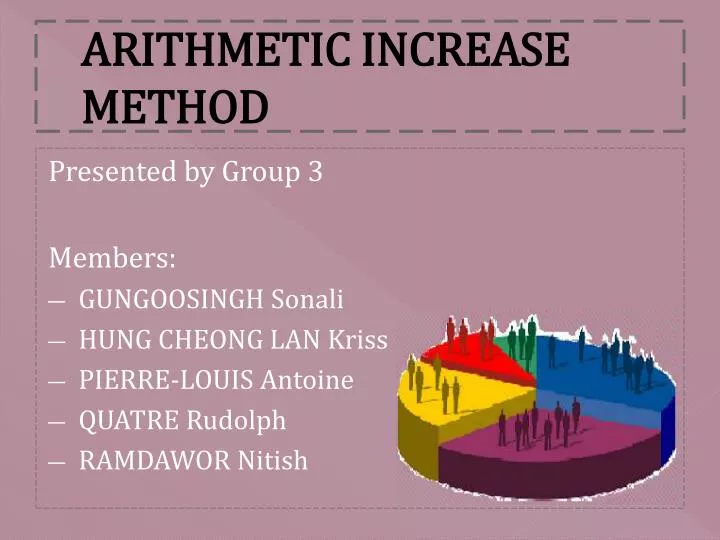 PPT - ARITHMETIC INCREASE METHOD PowerPoint Presentation, free download ...