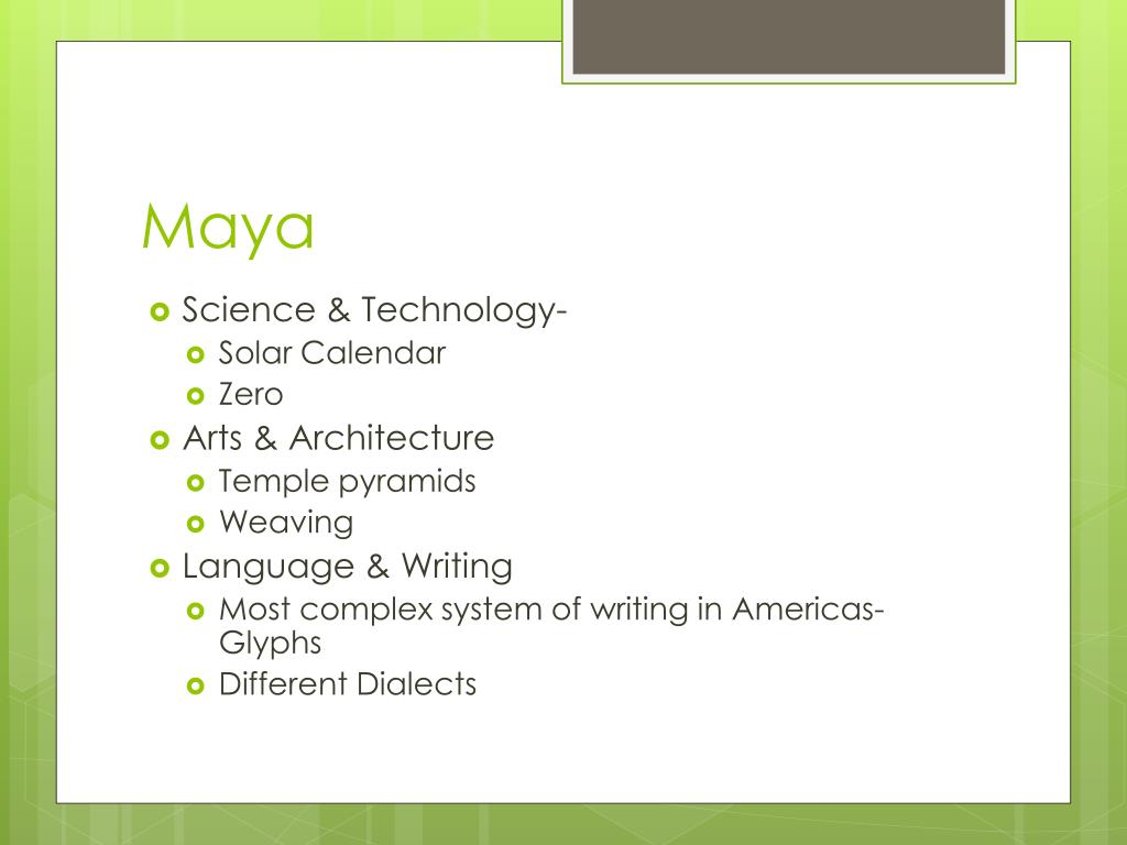 PPT - Achievements of Mesoamerica PowerPoint Presentation, free ...