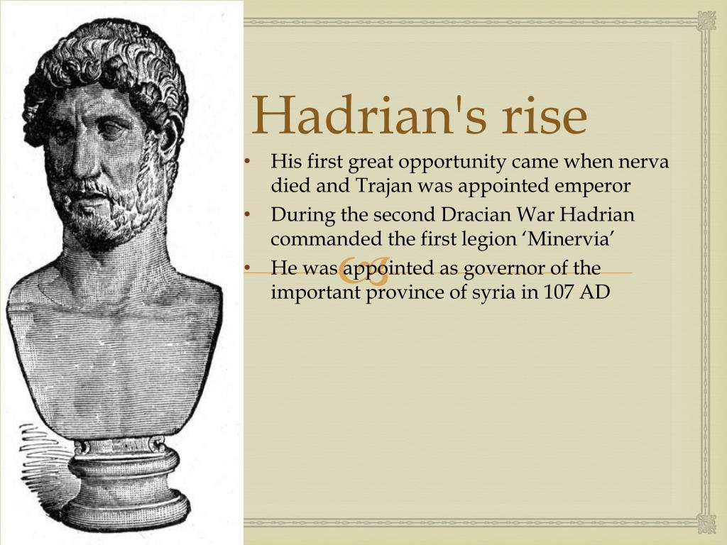PPT - HADRIAN Imperator Caesar Traianus Hadrianus Augustus 117-138 ...