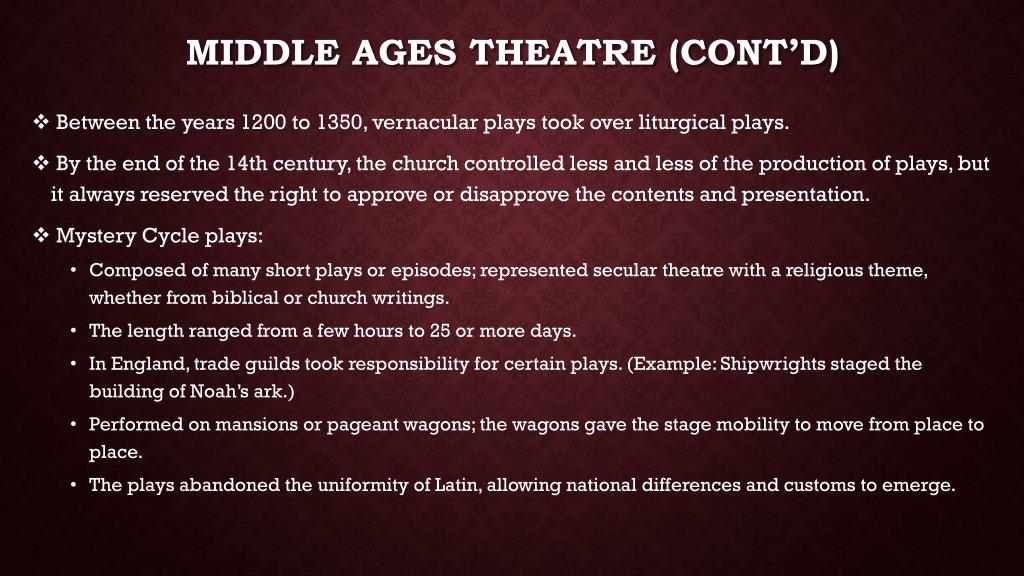 PPT - The History of European theatre PowerPoint Presentation, free ...