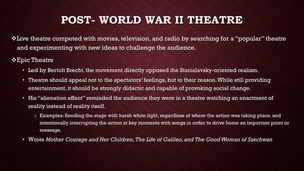 PPT - The History of European theatre PowerPoint Presentation, free ...