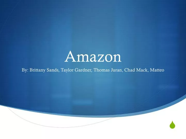 PPT - Amazon PowerPoint Presentation, free download - ID:2825754