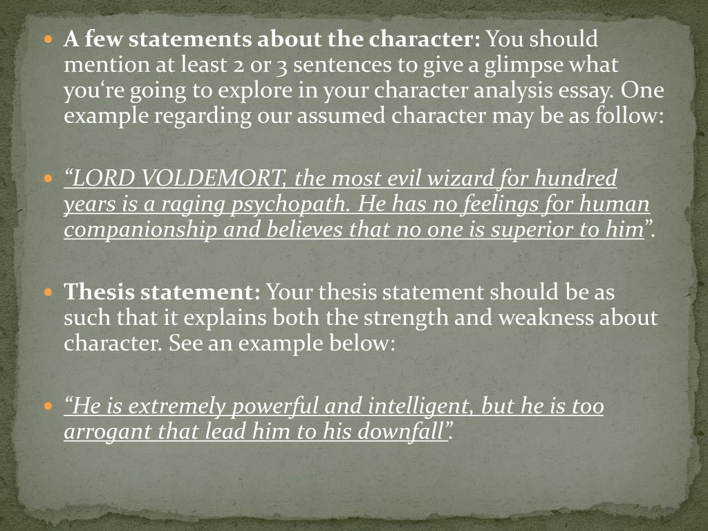 Thesis Statement For Character Analysis Essay Example Thesis Title Thesis Statement For Character Analysis Essay Example Thesis Title
