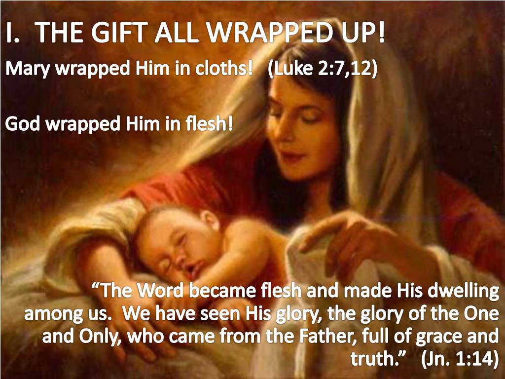 PPT - THE CHRISTMAS GIFT LUKE 2:1-20 PowerPoint Presentation, free ...