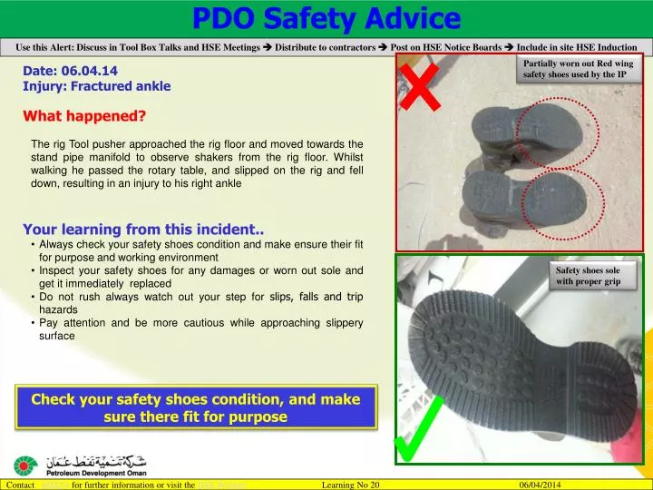 PPT - PDO Safety Advice PowerPoint Presentation, free download - ID:2826454