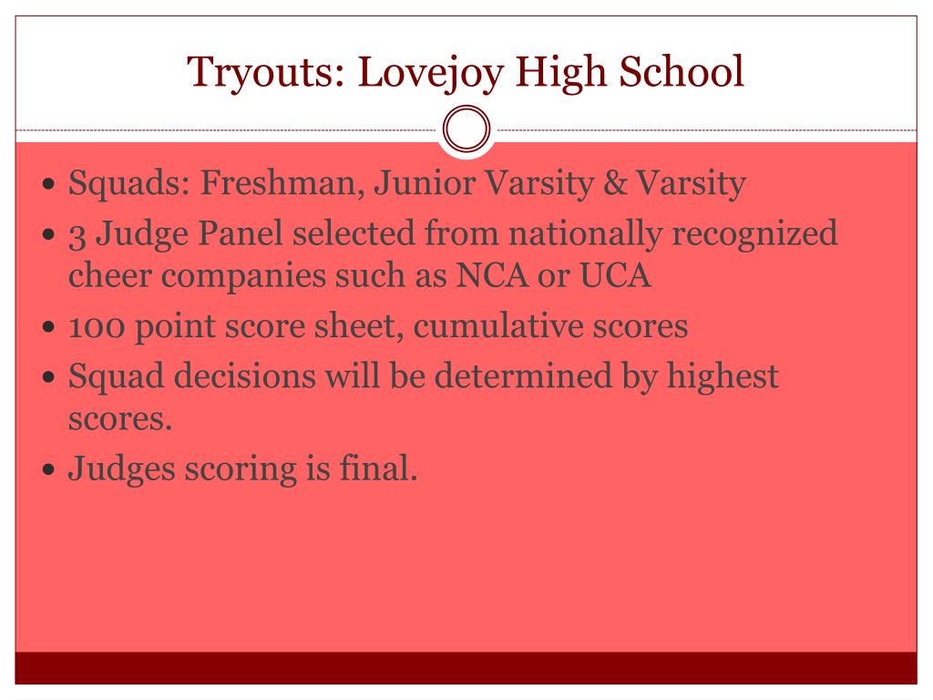 PPT - 2014.2015 Lovejoy I.S.D. Cheerleading PowerPoint Presentation ...