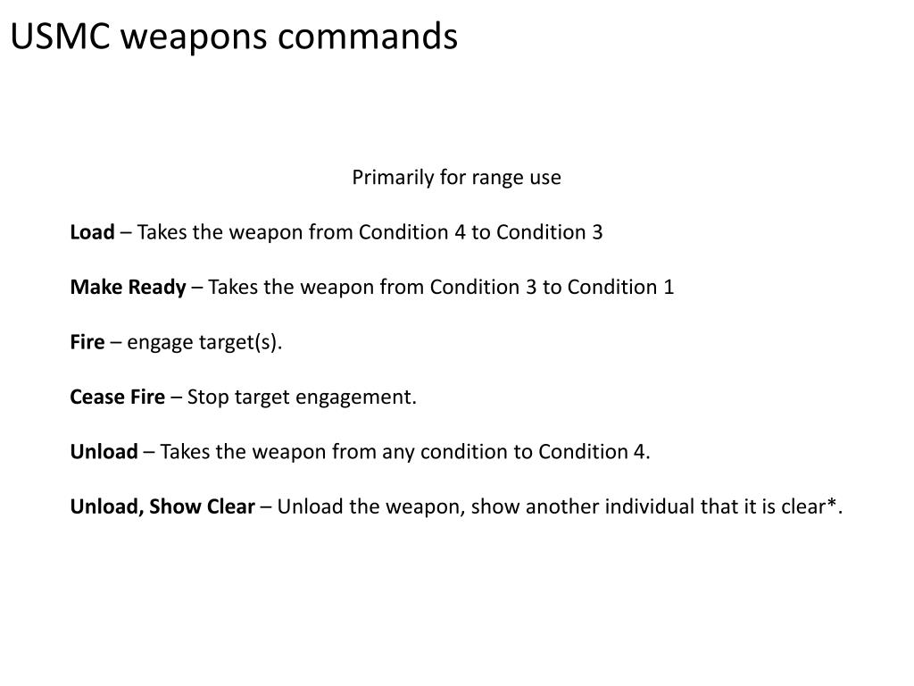 PPT - Basic f irearms safety & terminology, Marine Corps Style By ...