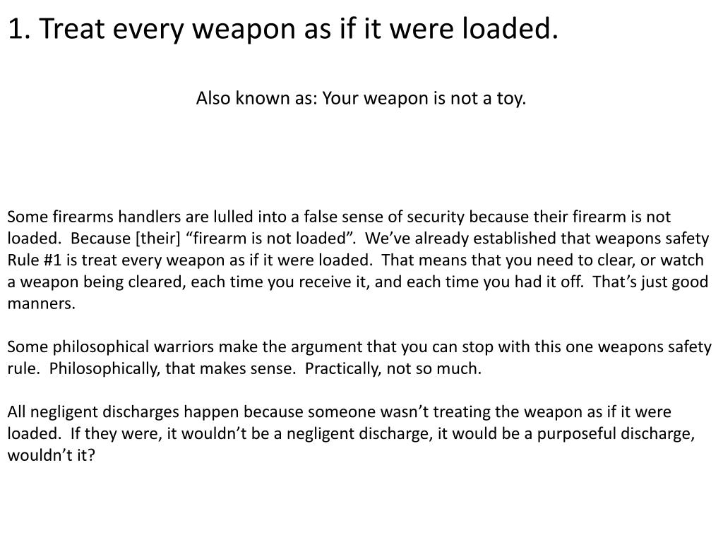 PPT - Basic f irearms safety & terminology, Marine Corps Style By ...