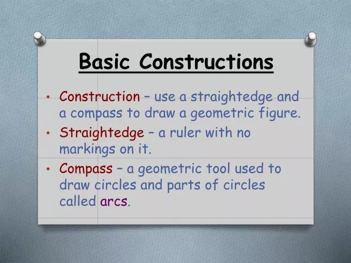 PPT - Basic Constructions PowerPoint Presentation, free download - ID:2827192