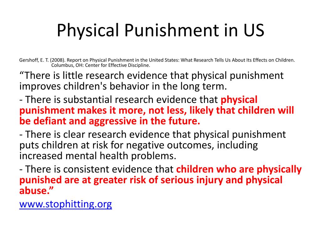 Physical Punishment