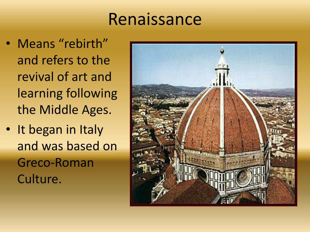 PPT - Birthplace of the Renaissance PowerPoint Presentation, free ...