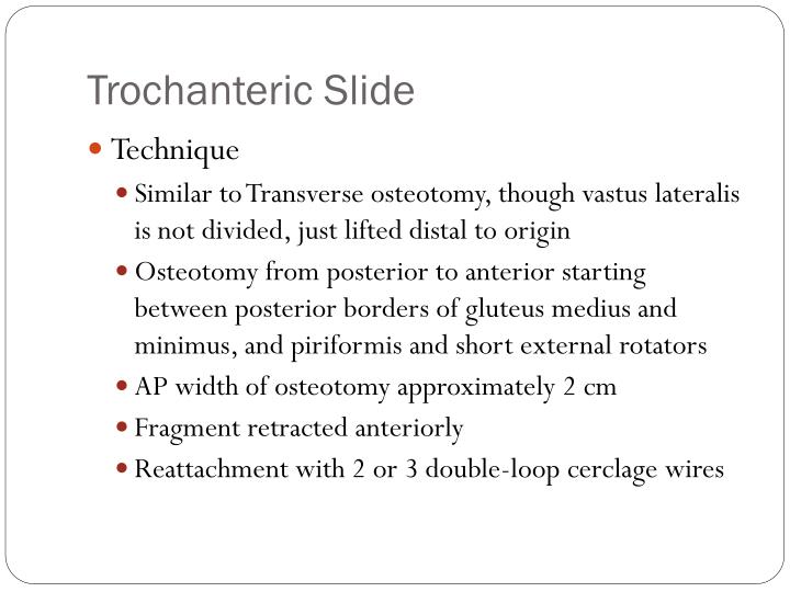 PPT - Exposure Options for Hip Revision: Trochanteric Osteotomies ...