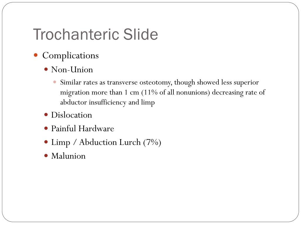 PPT - Exposure Options for Hip Revision: Trochanteric Osteotomies ...