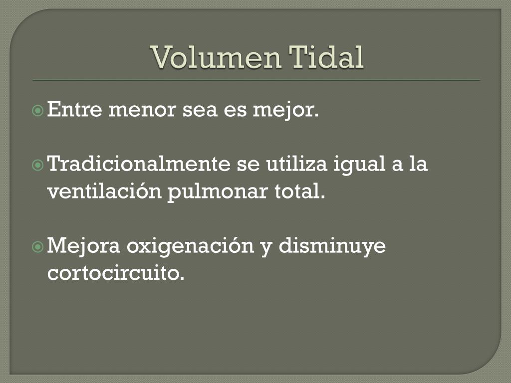 PPT - Ventilación por Presión Control vs Volumen Control en Ventilación ...