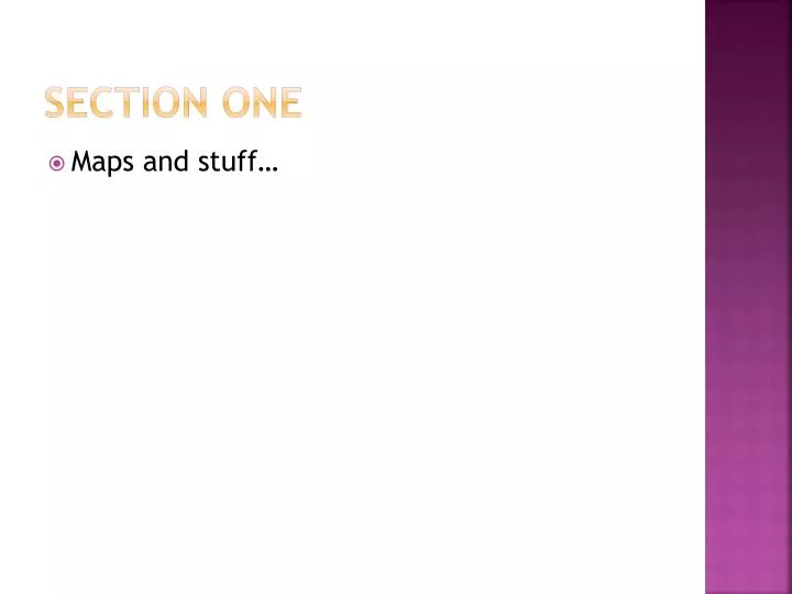PPT - Section One PowerPoint Presentation, free download - ID:2827978