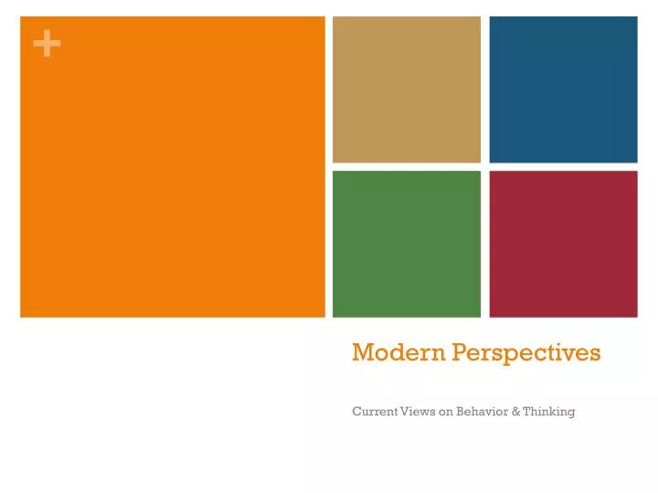 PPT - Modern Perspectives PowerPoint Presentation, free download - ID ...