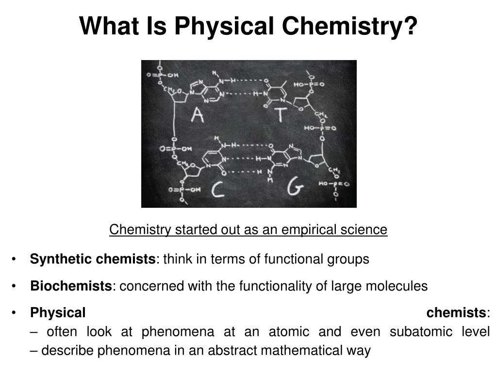PPT - Physical Chemistry A Very Brief Introduction Aleksey Kocherzhenko ...