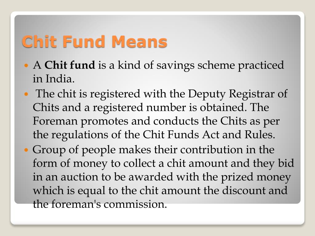 PPT - Sri Shakambari Chits Pvt Ltd PowerPoint Presentation, free ...