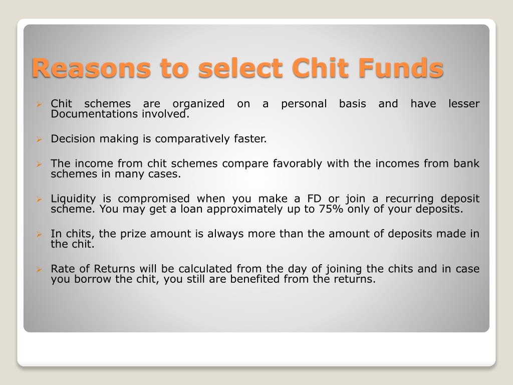 PPT - Sri Shakambari Chits Pvt Ltd PowerPoint Presentation, free ...