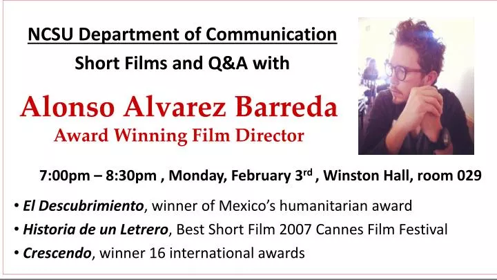 PPT - Alonso Alvarez Barreda Award Winning Film Director PowerPoint ...