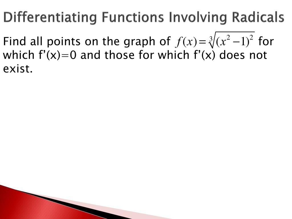 Ppt 2 4 The Chain Rule Objective Find The Derivative Of A Composite