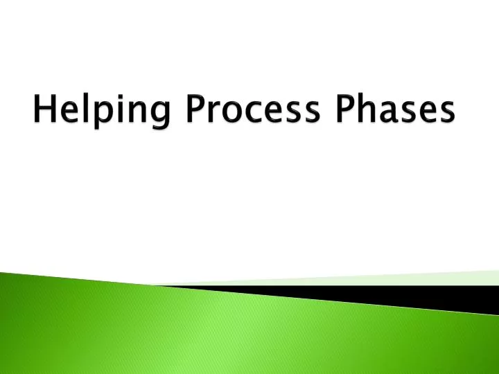 PPT - Helping Process Phases PowerPoint Presentation, free download ...