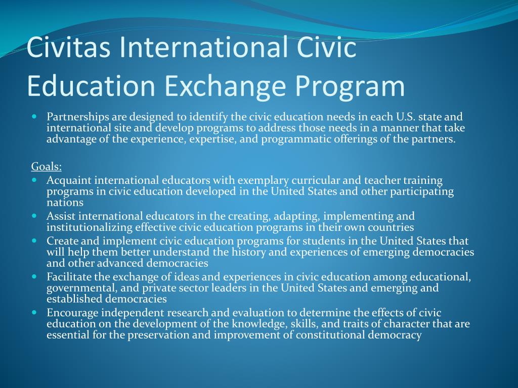 PPT - Building Civic Culture Here and Abroad: Project Citizen ...