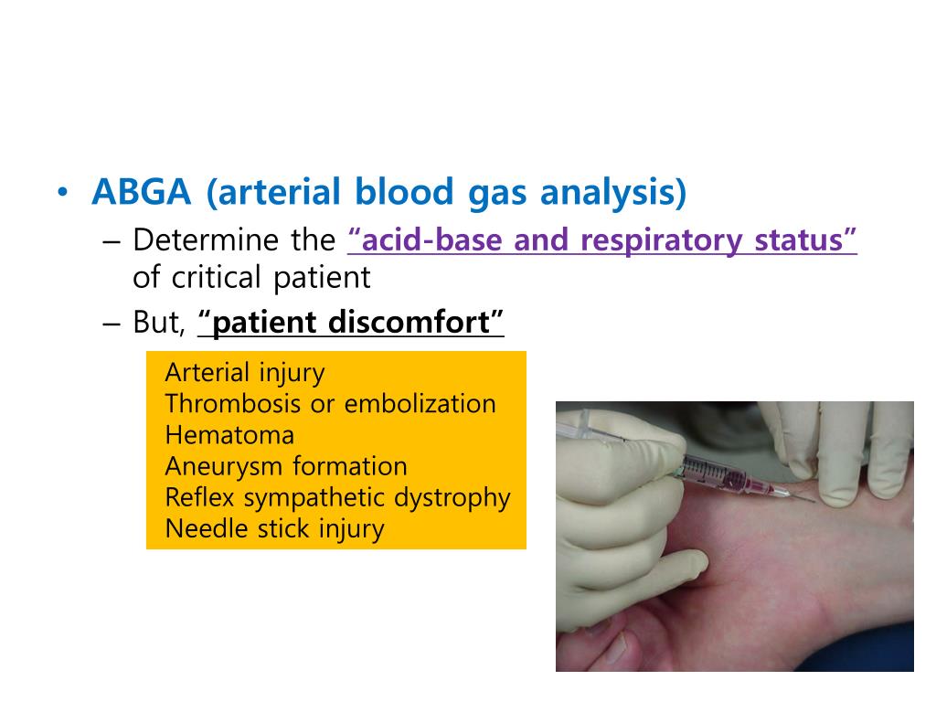 PPT - Agreement between Central Venous and Arterial Blood Gas ...