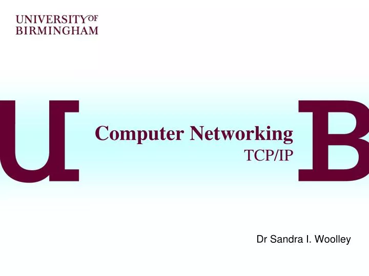 PPT - Computer Networking TCP/IP PowerPoint Presentation, free download - ID:2830450