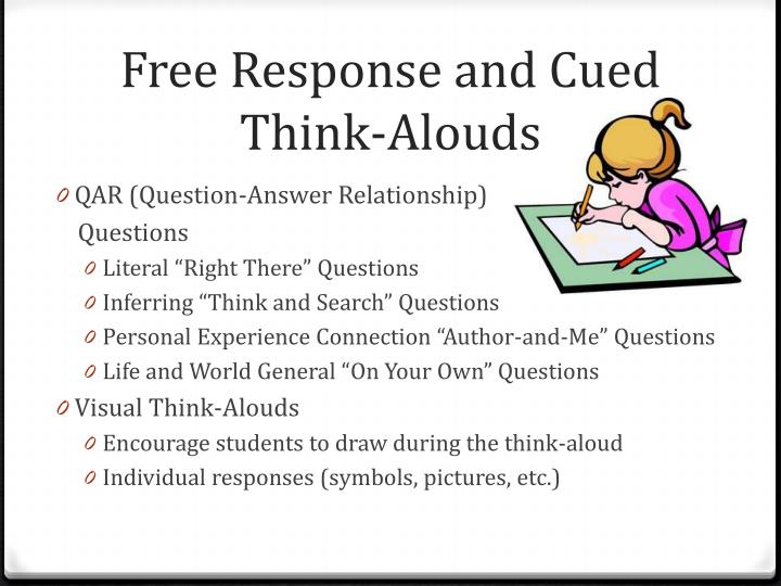 PPT - Think- Alouds PowerPoint Presentation - ID:2831201