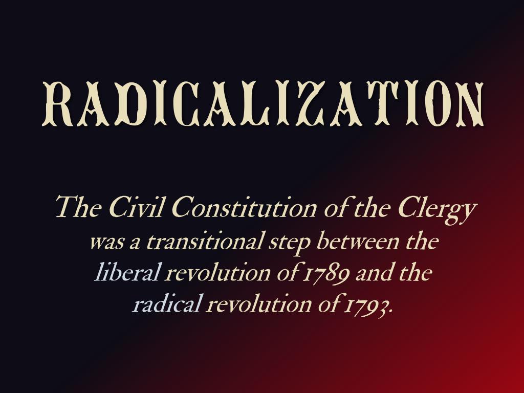 PPT - The Civil Constitution of the Clergy PowerPoint Presentation ...
