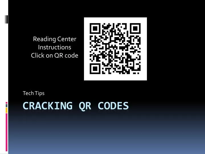 PPT - Cracking qr codes PowerPoint Presentation, free download - ID:2831444