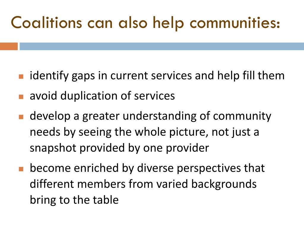 PPT - Coalition recruitment, Participation and maintenance PowerPoint ...
