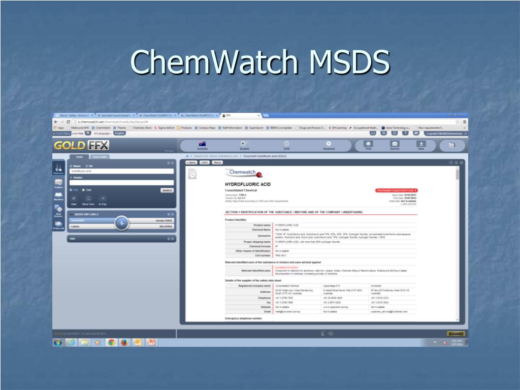 PPT - Safety Regulations In The Chemical Laboratory PowerPoint ...