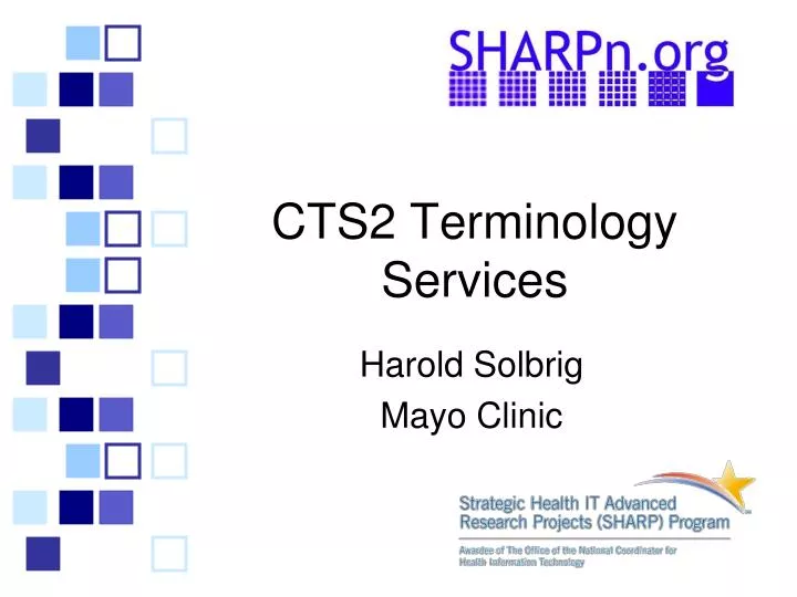 PPT - CTS2 Terminology Services PowerPoint Presentation, free download ...
