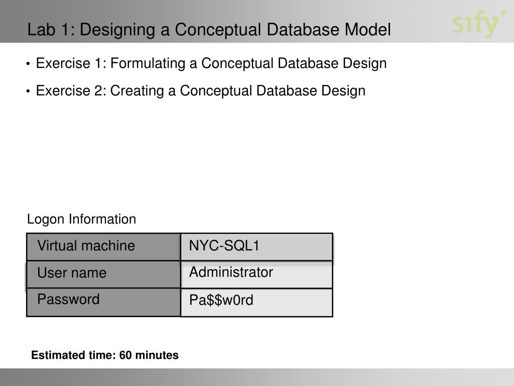 PPT - Module 1 Designing a Conceptual Database Model PowerPoint ...