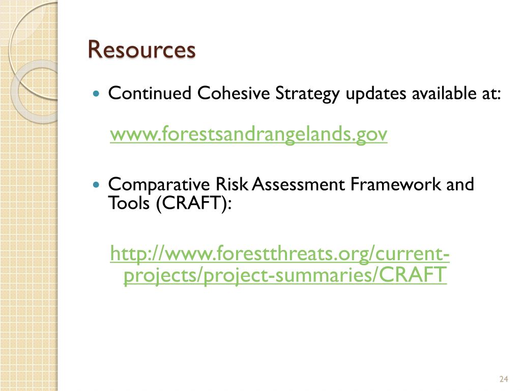 PPT - National Cohesive Wildland Fire Management Strategy PowerPoint ...