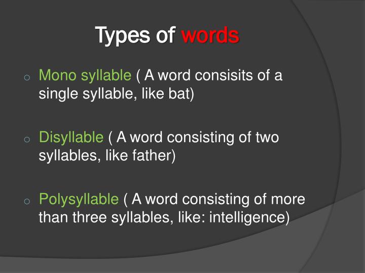 PPT - Syllable PowerPoint Presentation - ID:2833598