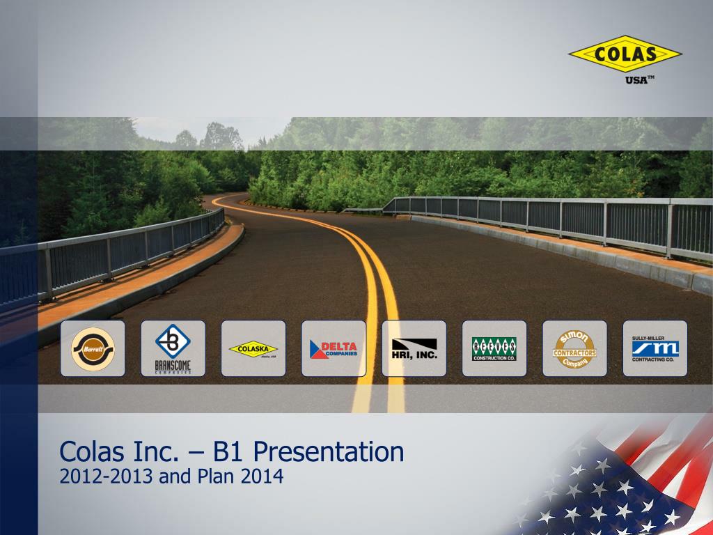 PPT - Colas Inc. – B1 Presentation 2012-2013 and Plan 2014 PowerPoint ...