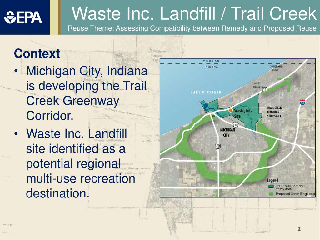 PPT - Waste Inc. Landfill Michigan City, Indiana PowerPoint ...
