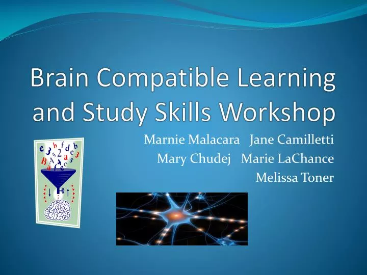 PPT - Brain Compatible Learning and Study Skills Workshop PowerPoint Presentation - ID:2833939