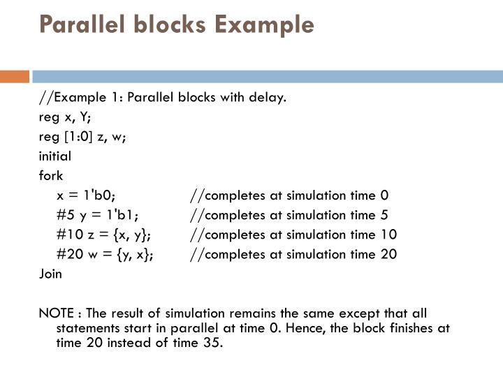 PPT - TOPIC : Sequential and Parallel Blocks PowerPoint Presentation - ID:2834395