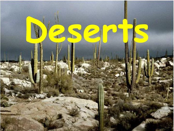PPT - Deserts PowerPoint Presentation, free download - ID:2834779