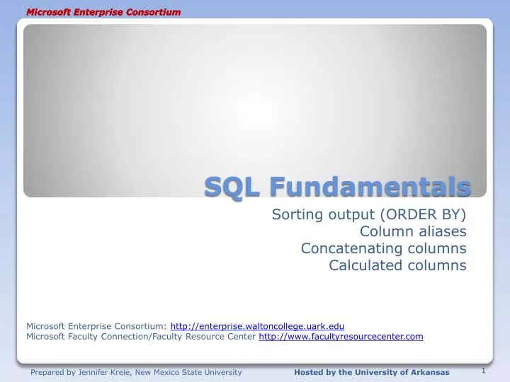 PPT - SQL Fundamentals PowerPoint Presentation, free download - ID:2835193