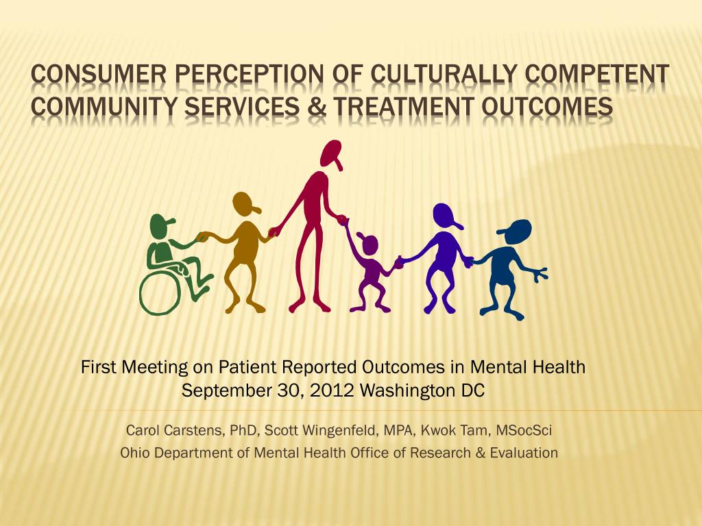 PPT - Consumer Perception of Culturally Competent Community Services ...