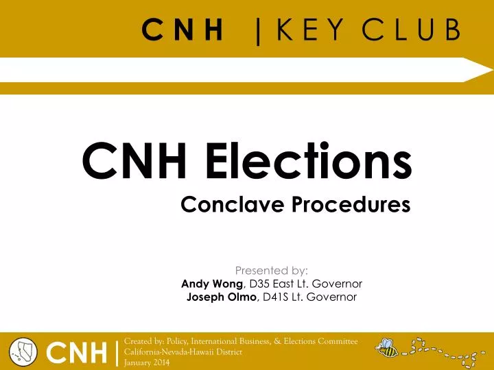 PPT - CNH Elections PowerPoint Presentation, free download - ID:2835709