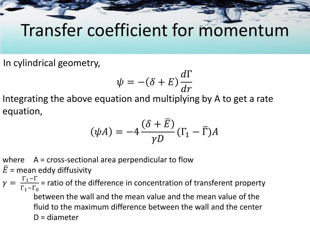 PPT - Analogies among Mass, Heat, and Momentum Transfer PowerPoint ...